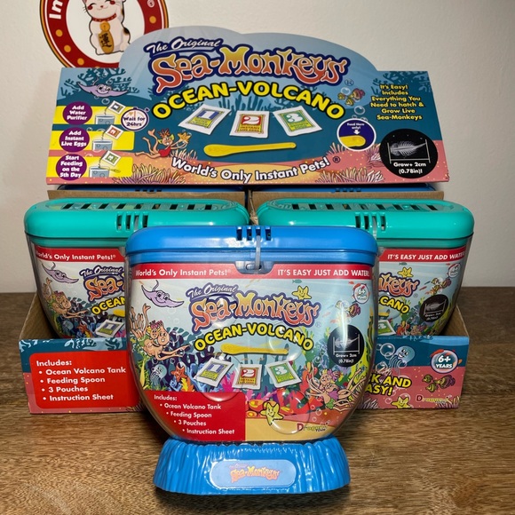 sea monkeys | Toys | Original Sea Monkeys Ocean Volcano Aquarium | Poshmark